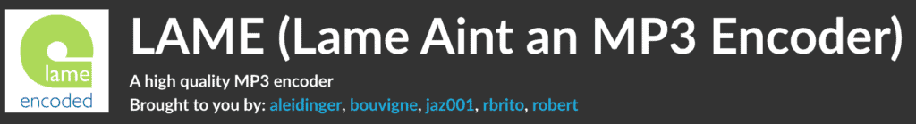 Download The Latest Version Of LAME - If Needed